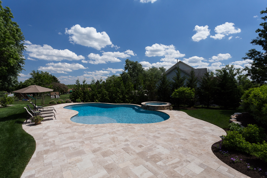 Project #4: Inground Pool, Stonework, and Structure - Bonucci Masonry