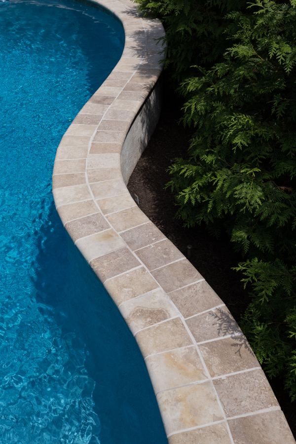 Project #4: Inground Pool, Stonework, and Structure - Bonucci Masonry