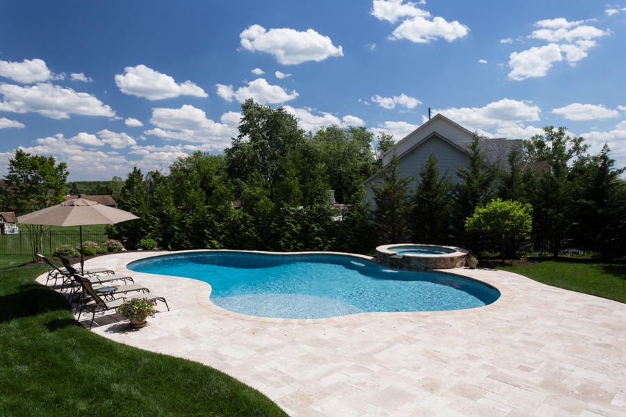 Project #4: Inground Pool, Stonework, and Structure - Bonucci Masonry