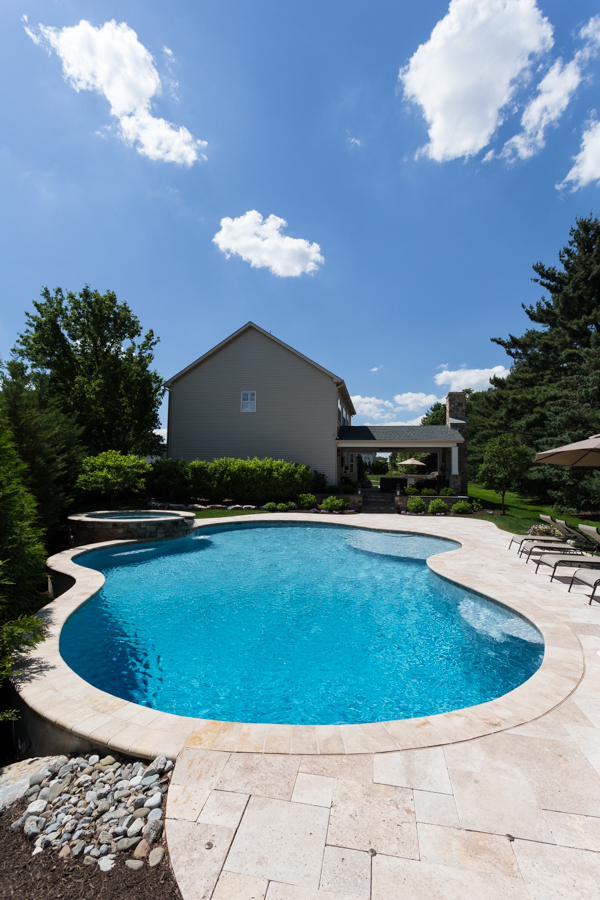 Project #4: Inground Pool, Stonework, and Structure - Bonucci Masonry