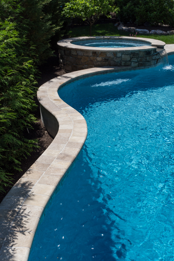 Project #4: Inground Pool, Stonework, and Structure - Bonucci Masonry